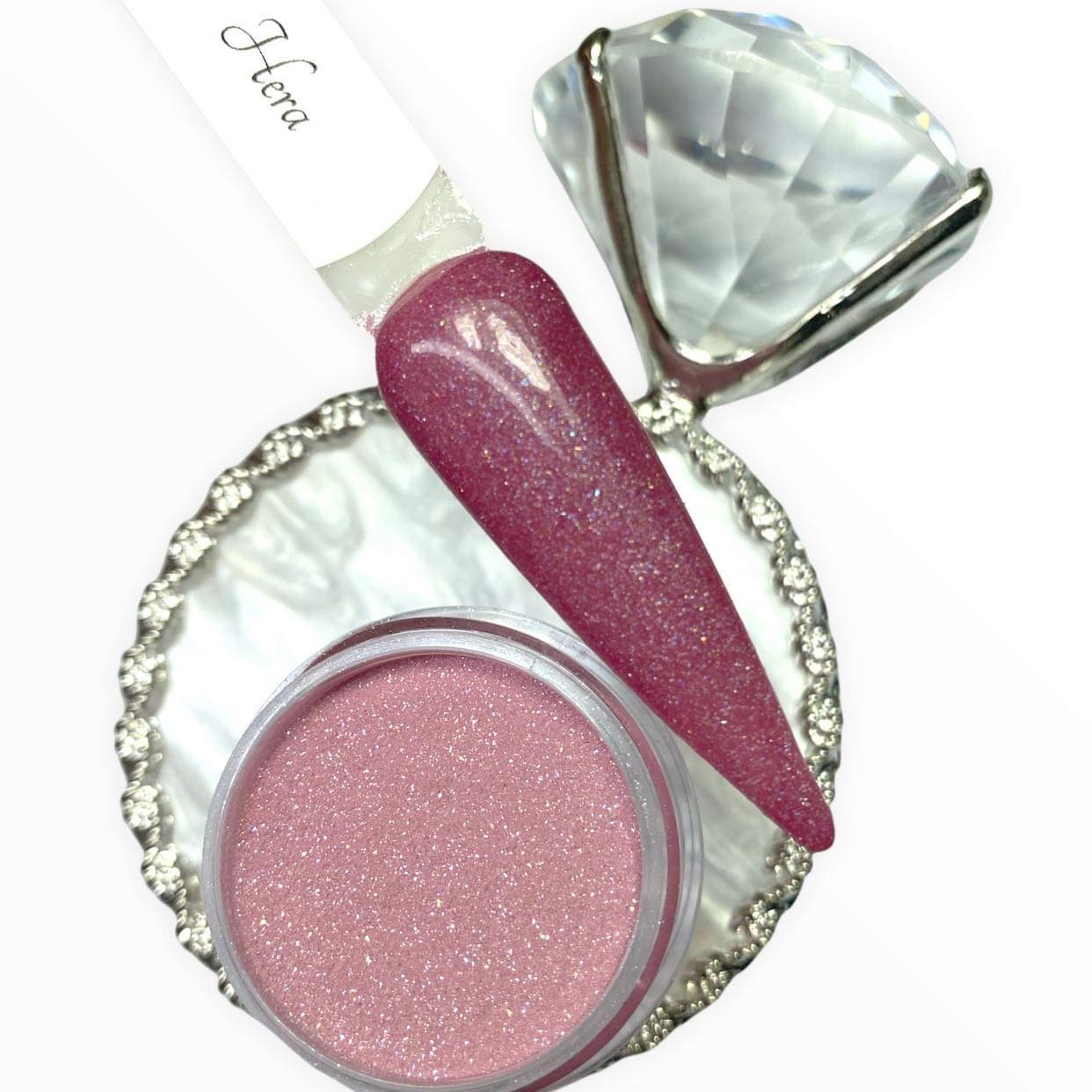 Hera Mauve Shimmer Dip Powder – Royal House Of Beauty